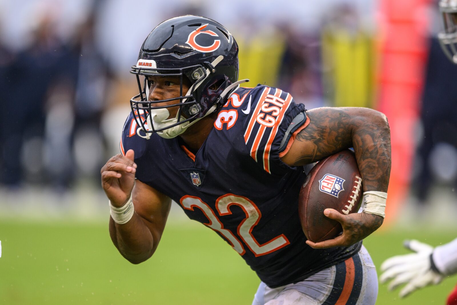 David Montgomery Practices Thursday for Bears